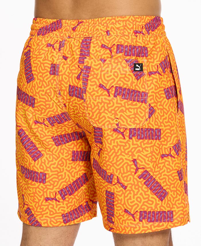 Puma Men's Swim Novelty 7" Swim Trunks - Macy's
