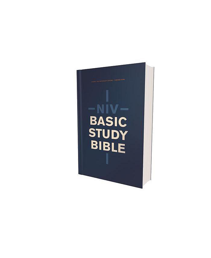Barnes & Noble NIV, Basic Study Bible, Economy Edition, Paperback, Blue ...