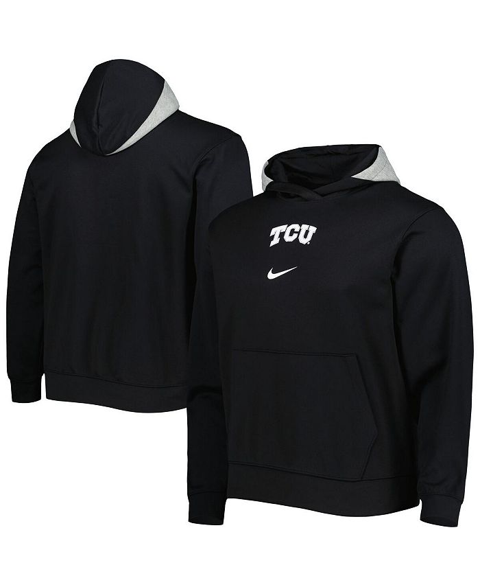 Nike Men's Black TCU Horned Frogs Spotlight Performance Pullover Hoodie - Macy's