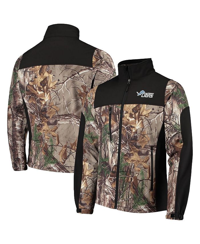 Dunbrooke Men's Realtree Camo, Black Detroit Lions Circle Hunter ...