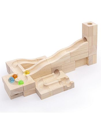 Guidecraft Unit Block Marble Run - 40 Piece Set - Macy's