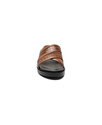 Stacy Adams Men's Mondo Open Toe Slide Sandals - Macy's