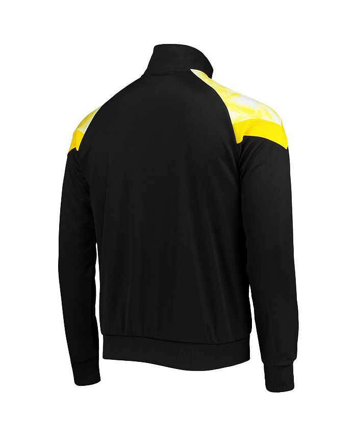 Puma Men's Black Borussia Dortmund Iconic Mesh Track DryCELL Full-Zip ...