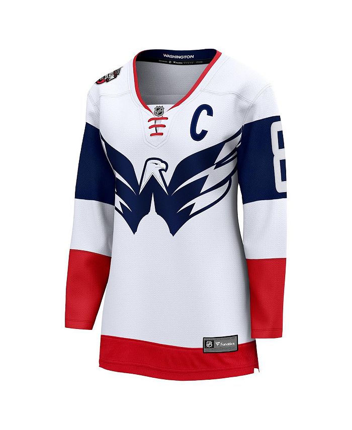 Fanatics Women's Alexander Ovechkin White Washington Capitals 2023 NHL Stadium Series Breakaway ...