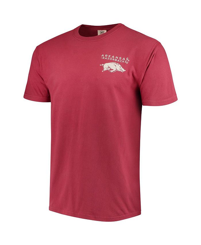 Image One Men's Cardinal Arkansas Razorbacks Comfort Colors Local T ...