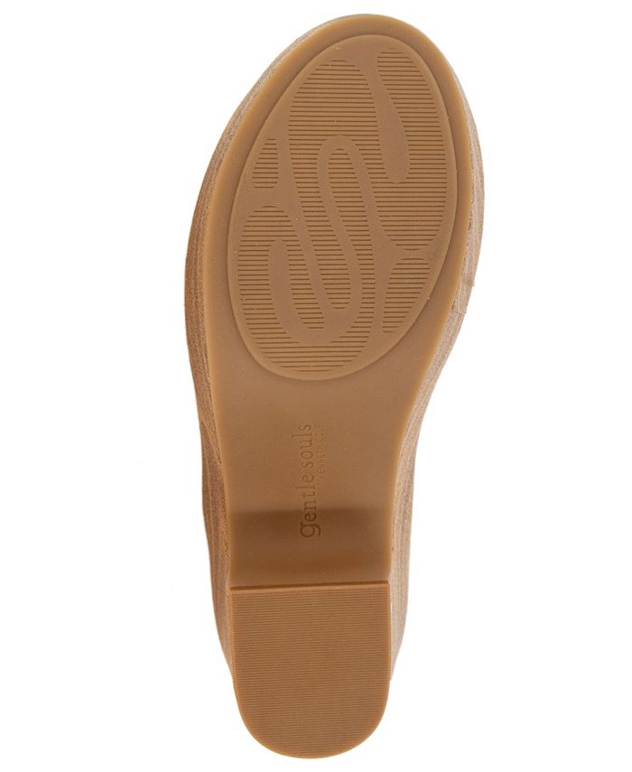 Gentle Souls Women's Dani Cross Heeled Sandals - Macy's