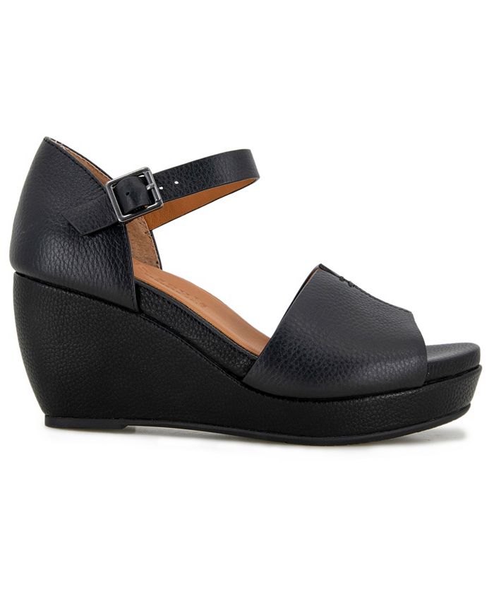 Gentle Souls Women's Vera Cork Wrapped Wedge Sandals - Macy's