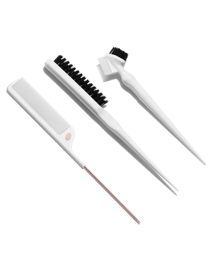 T3 Detail Set with Pintail Comb, Edge Brush, and Teasing Brush, 3 Piece ...