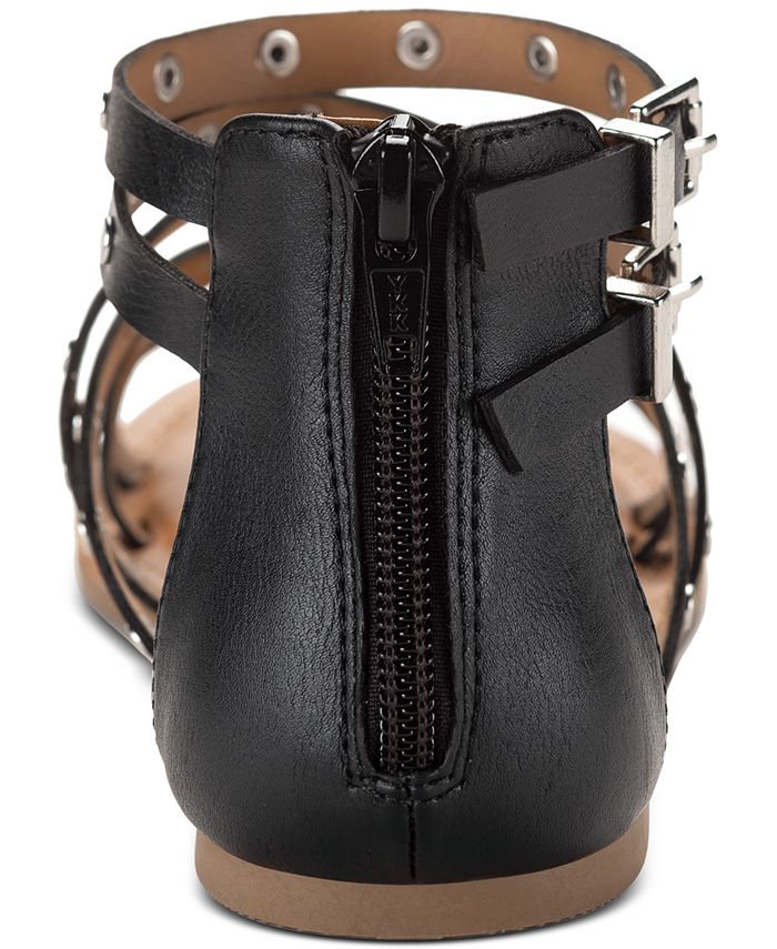 Sun + Stone Rachaell Studded Gladiator Flat Sandals, Created for Macy's ...