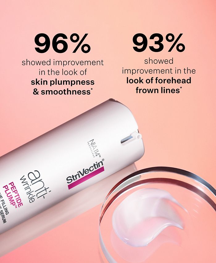 StriVectin Anti-Wrinkle Peptide Plump Line Filling Bounce Serum, 1oz ...