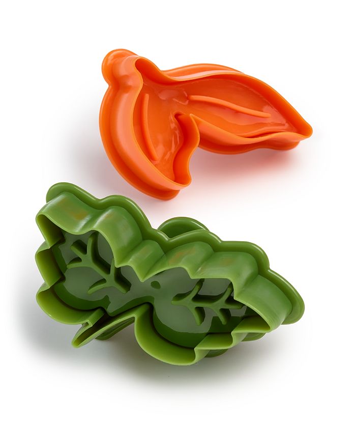 The Cellar Harvest 4-Pc. Leaf Pie Crust & Pastry Cutters Set, Created ...