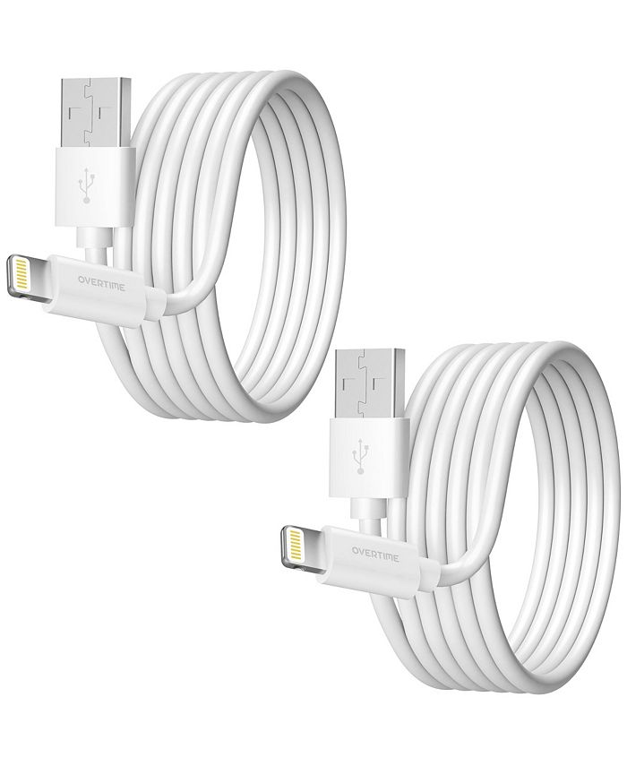 Overtime Apple MFi Certified iPhone 11/XR/SE/10/8 10ft Charging Cable ...