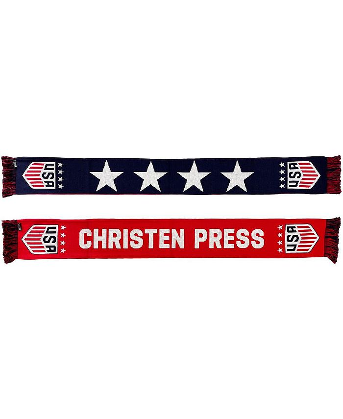 Ruffneck Scarves Men's and Women's Christen Press Red USWNT 4-Star ...