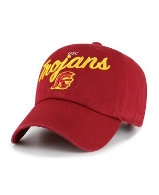 Women's '47 Brand Cardinal USC Trojans Phoebe Clean Up Adjustable Hat ...