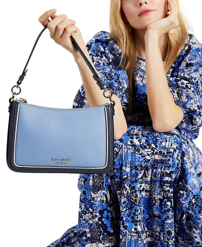 kate spade new york Hudson Colorblocked Pebbled Leather Small ...