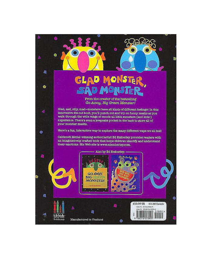 Barnes & Noble Glad Monster, Sad Monster by Anne Miranda - Macy's