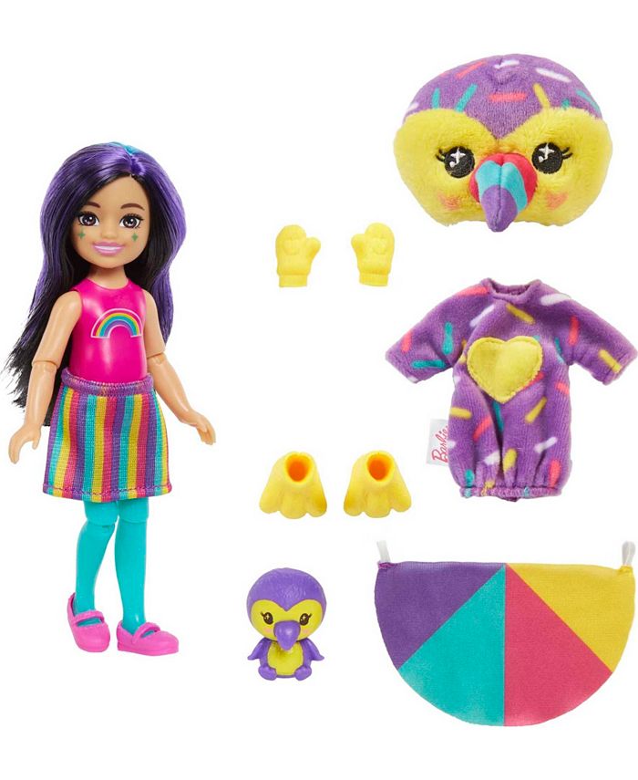 Barbie Cutie Reveal Jungle Series Chelsea Toucan Doll - Macy's