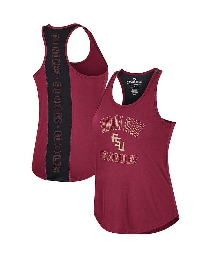 Colosseum Women's Garnet Florida State Seminoles 10 Days Racerback ...