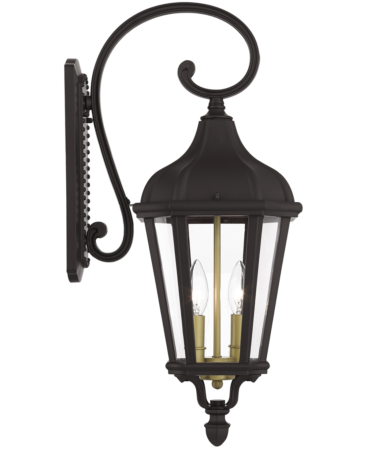 Click here for Livex Morgan 2 Light Outdoor Wall Lantern - Bronze... prices