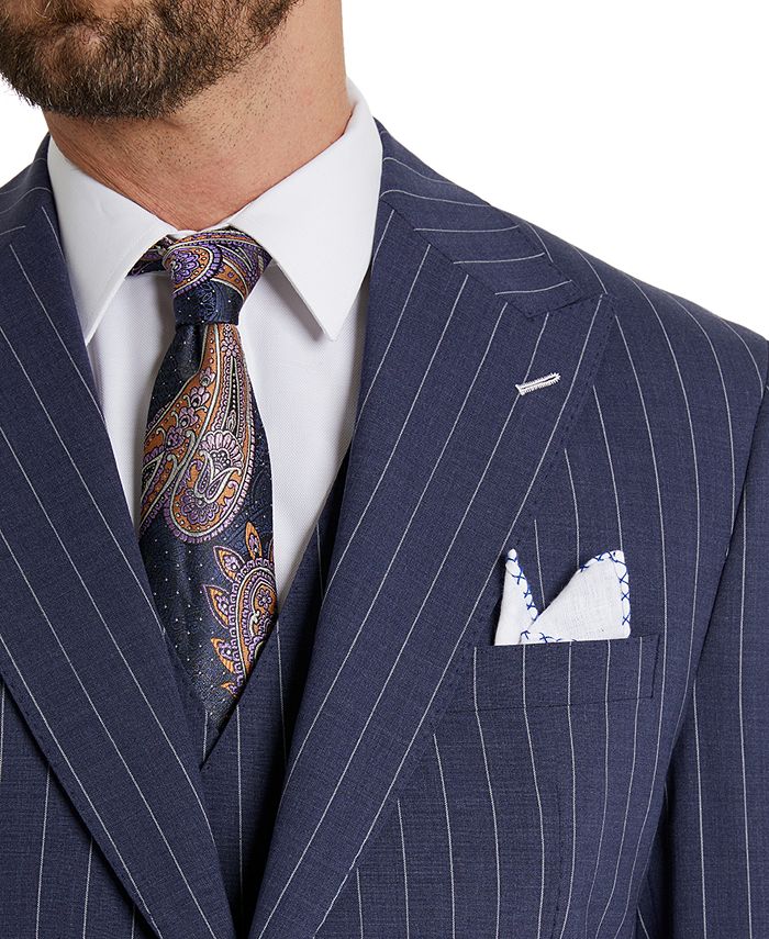 Tayion Collection Men's Classic-Fit Pinstripe Suit Jacket - Macy's