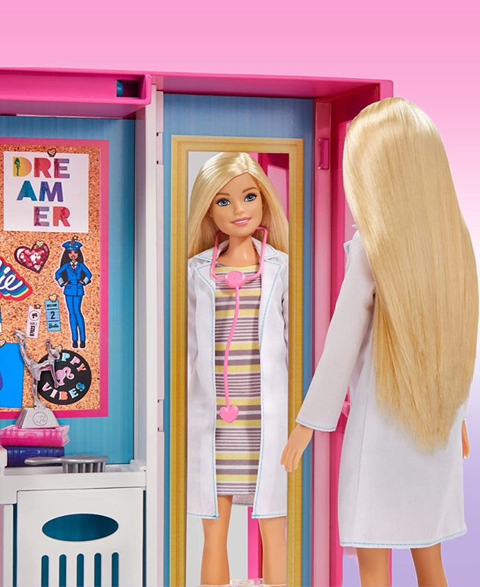 Barbie Dream Closet Workstation or Rotating Clothing Rack Set - Macy's