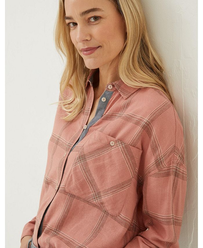 FatFace Women's Frome Relaxed Check Shirt - Macy's