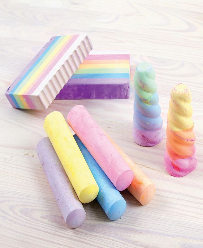 Three Cheers For Girls 3C4G Unicorn Rainbow Magic Chalk 9 Piece Set ...