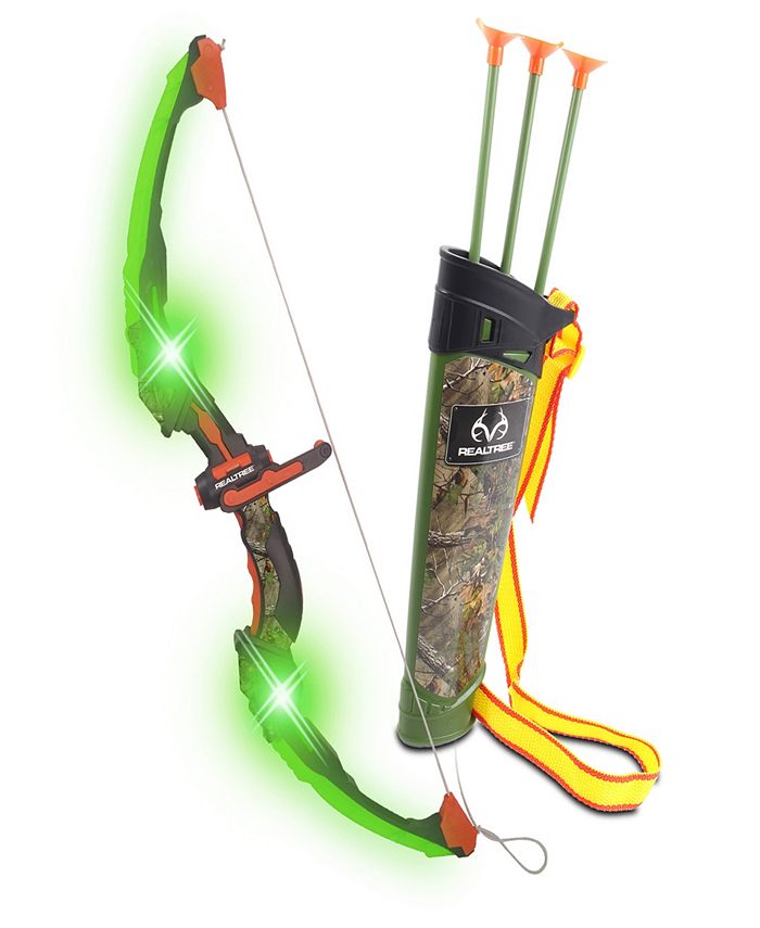 Realtree Nkok Light Up Archery Set 24.5" Green With Quiver, 25020 ...