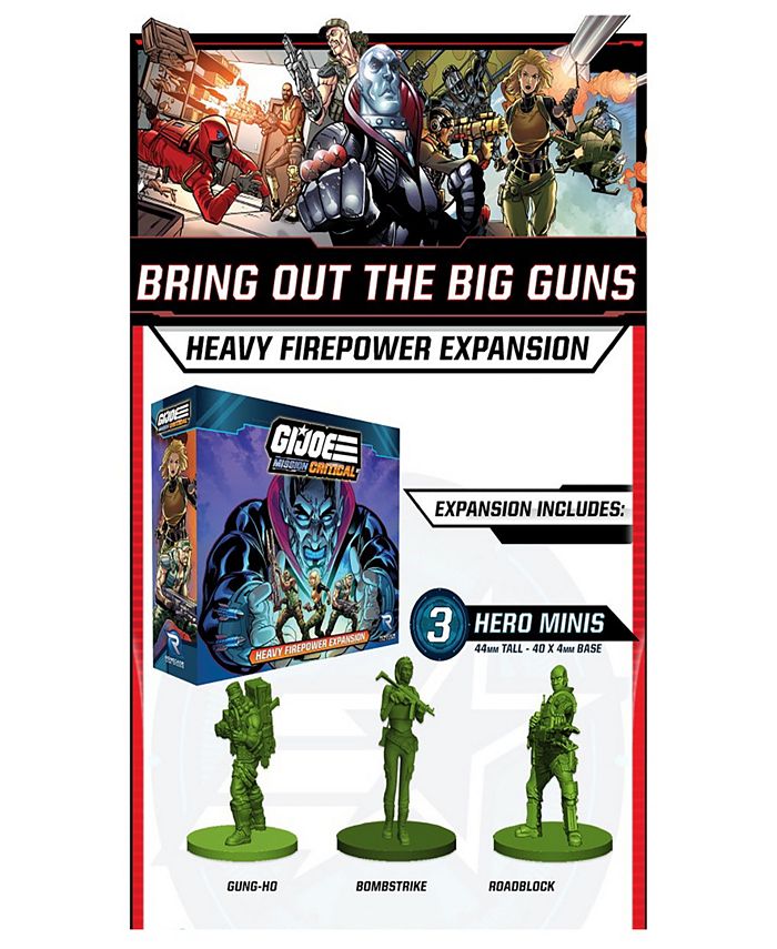 Renegade Game Studios G.I. Joe Mission Critical Heavy Firepower ...