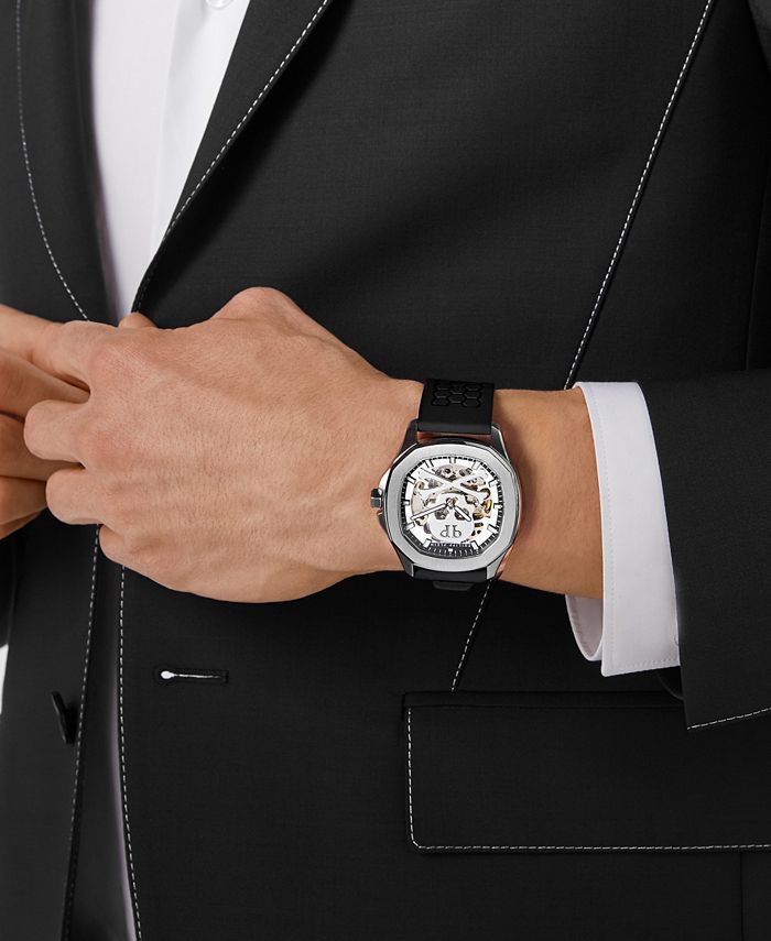 Philipp Plein Men's Automatic Skeleton Spectre Black Silicone Strap ...