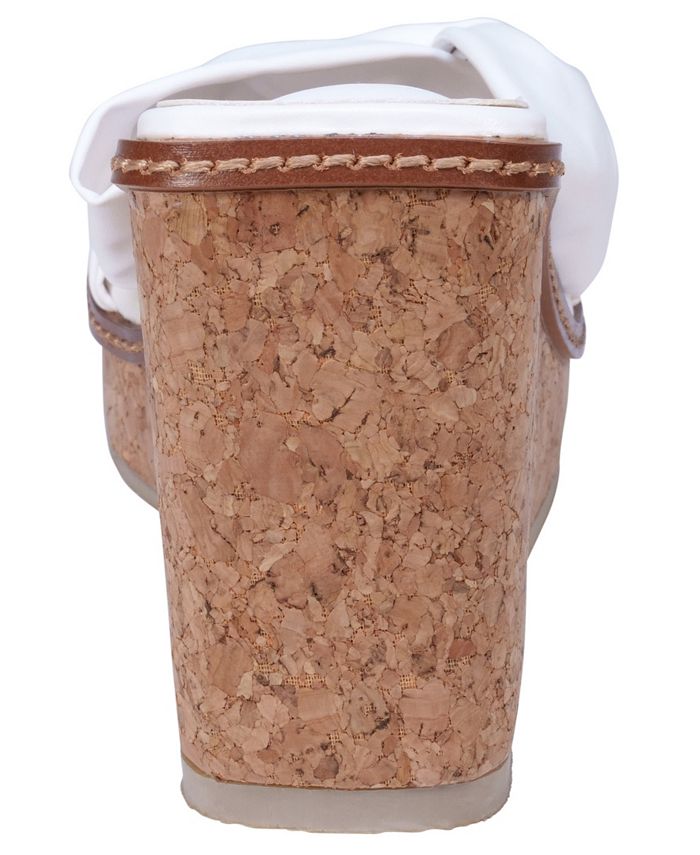 GC Shoes Women's Neila Strappy Wedge Sandals - Macy's