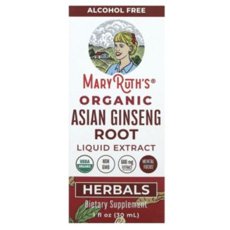 MaryRuth's Organic Asian Ginseng Root Liquid Extract - 1 fl oz (30 ml ...
