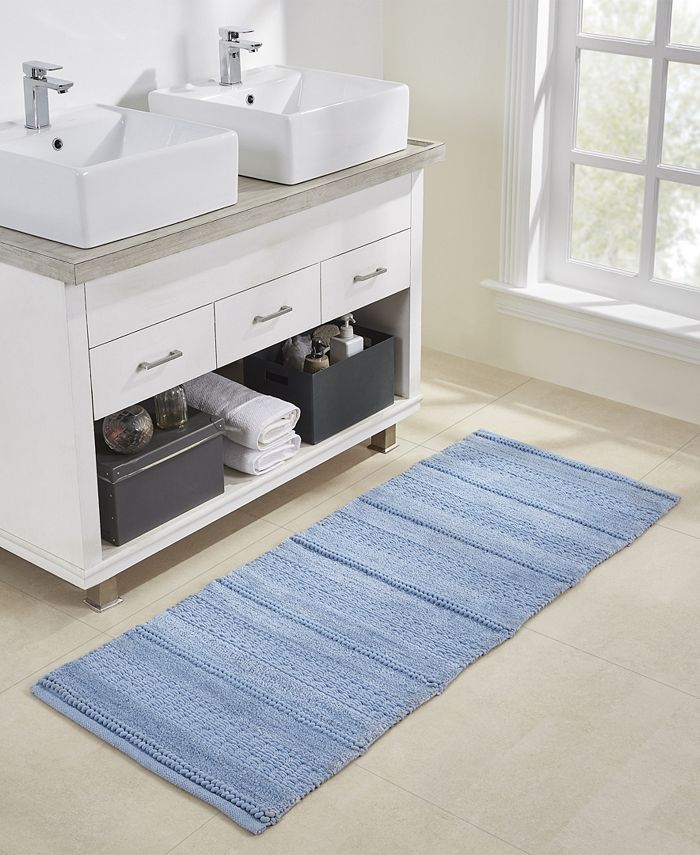 Tahari Home Asalia Micro Chenille Bath Runner, 24" x 60" & Reviews ...