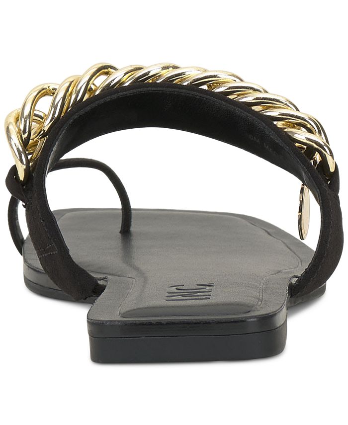 I.N.C. International Concepts Women's Peetie Chain Toe Ring Slide ...