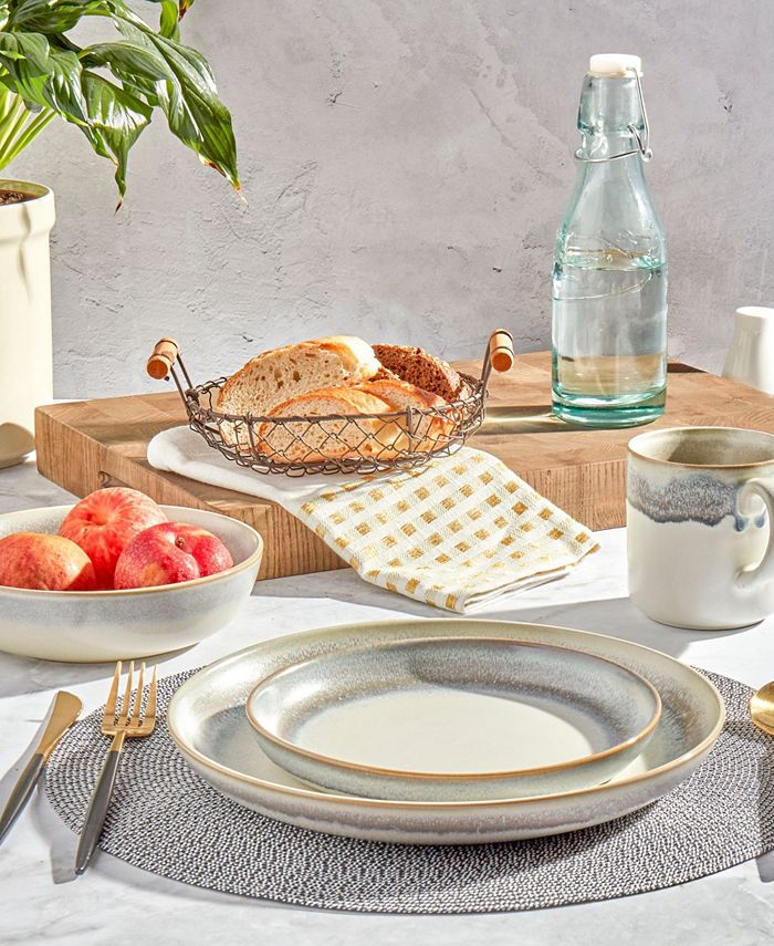 Tabletops Unlimited Tabletops Gallery Iridescent 16 PC Dinnerware Set ...