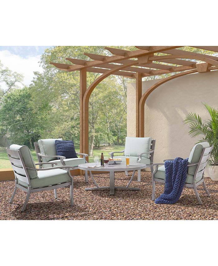 Agio St Kitts Outdoor Club Chair, Created for Macy's. - Macy's