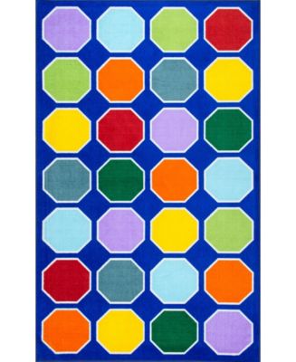nuLoom Giza Kecia Octagons Printed Area Rug - Macy's
