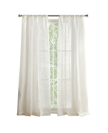 Tommy Hilfiger Home Tommy Hilfiger Pinstripe Sheer Pole Top 2-Piece ...