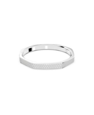 Swarovski Crystal Dextera Bangle Octagon Shape Pave Medium White ...