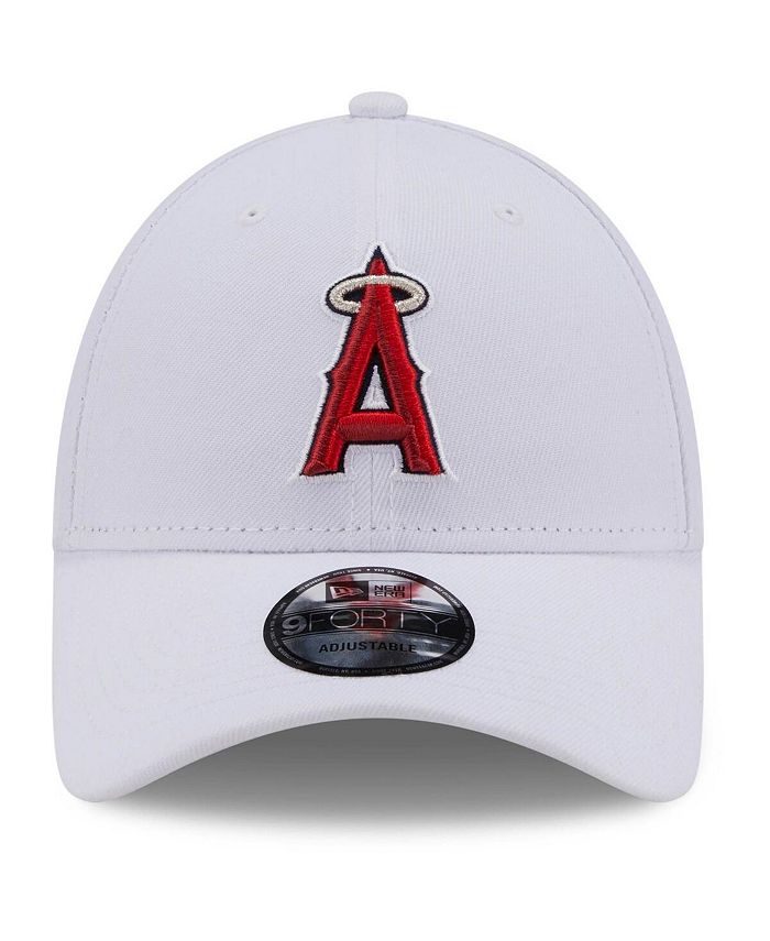 New Era Men's White Los Angeles Angels League II 9FORTY Adjustable Hat ...