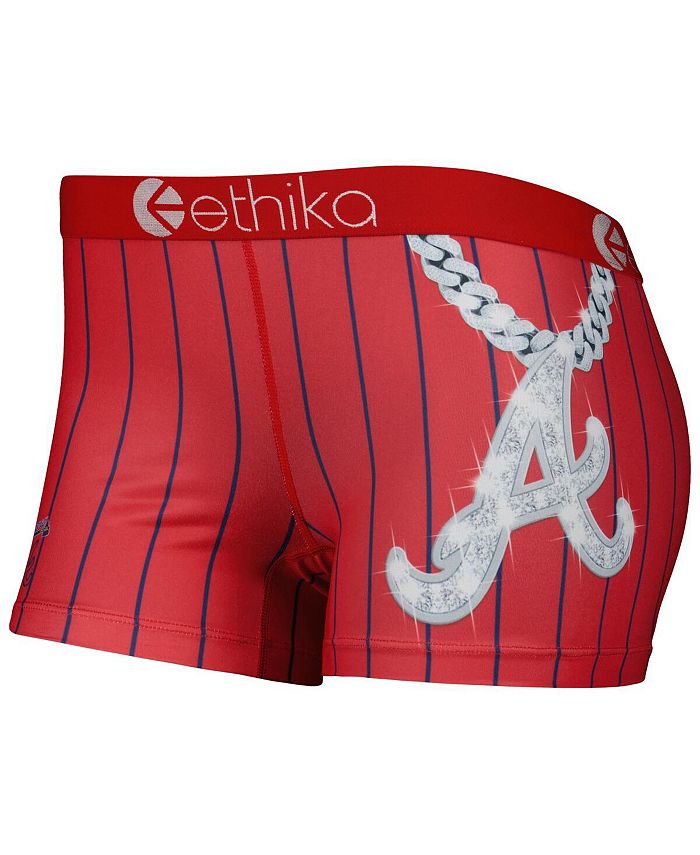 Ethika Women's Red Atlanta Braves Slugger Shorts - Macy's