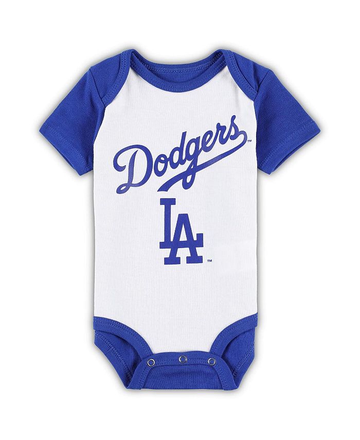 Outerstuff Newborn and Infant Boys and Girls White, Heather Gray Los ...