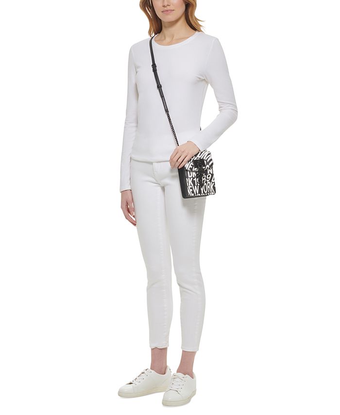 DKNY Elissa North South Mini Crossbody Bag - Macy's