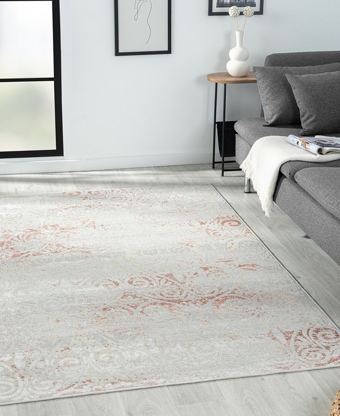 LR Home Carl CALGR82276 5' x 7' Area Rug - Macy's