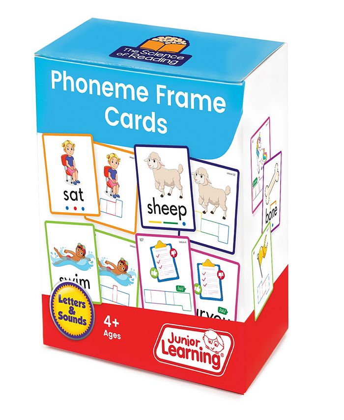 Junior Learning Phoneme Frame Flashcards - Macy's