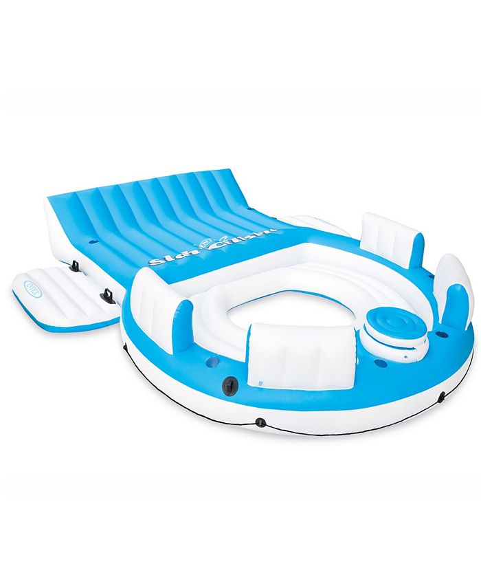 Intex Splash 'n Chill Blue And White Island Float - Macy's