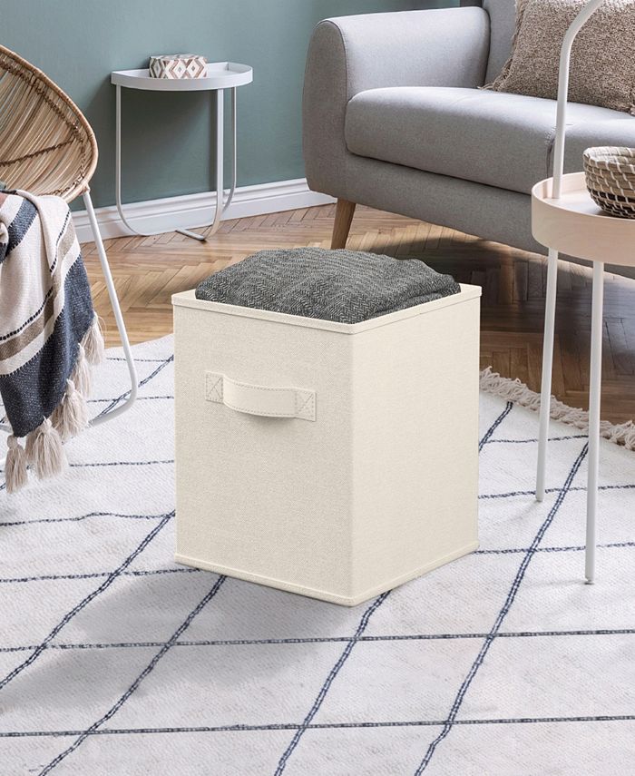 Ornavo Home Foldable Storage Cube Bin with Dual Handles- Set of 6 - Macy's