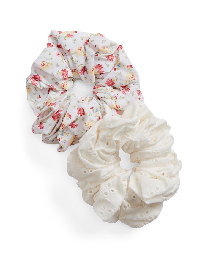 Polo Ralph Lauren Big Girls 2-Piece Extra Large Scrunchie Set - Macy's