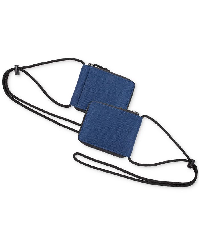 Sun + Stone Men's Zip-Around Strap Wallet, Created for Macy's - Macy's