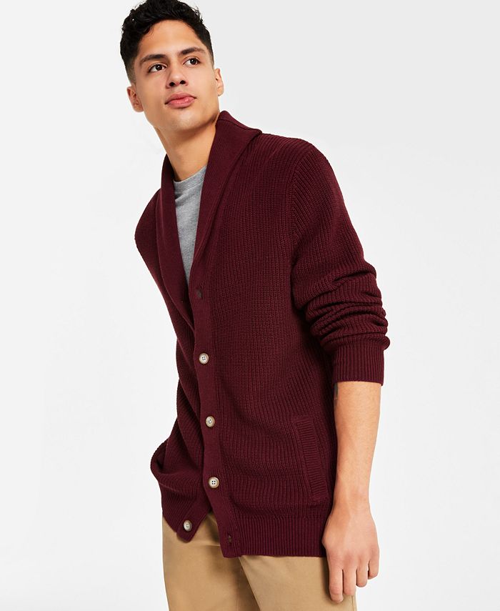 Sun + Stone Men's Alvin Cardigan Sweater, Created for Macy's - Macy's